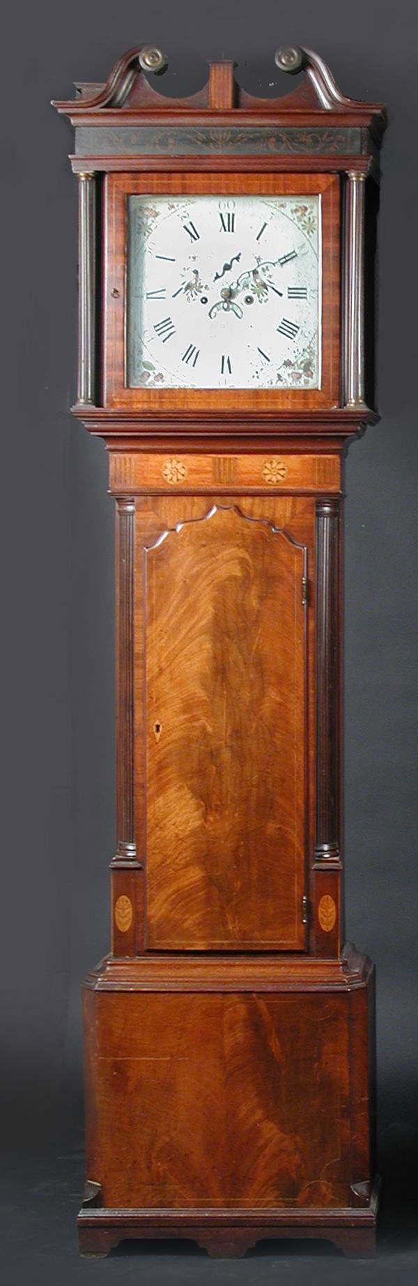655: JOHN WIGNALL, ORMSKIRK, A MAHOGANY LONGCASE CLOCK