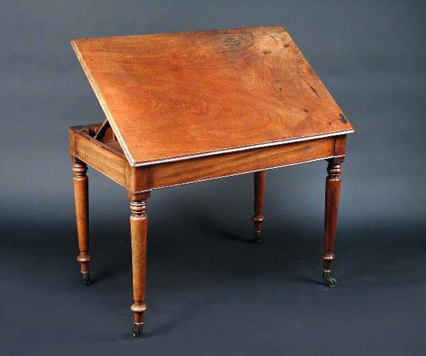 An Early Victorian Mahogany Library Reading Table