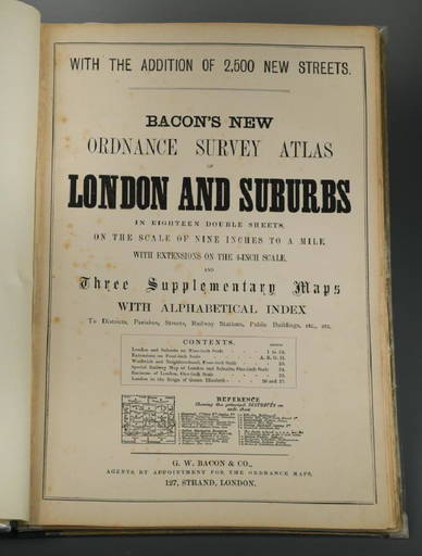 Bacon (g W & Co) Bacon's New Large Scale Ordance Survey