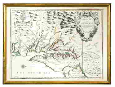 John Speed Map Of Virginia, Maryland, And The Chesapeake Bay