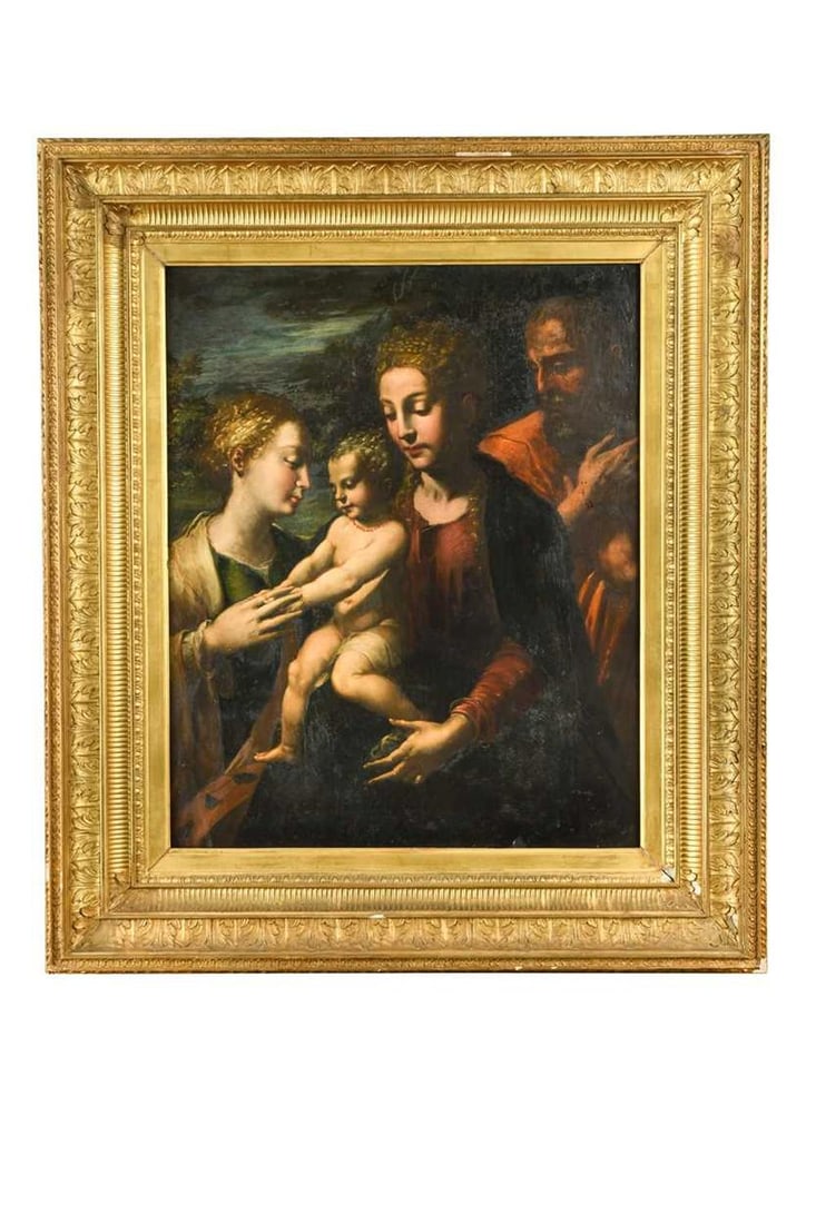 Late 16th Century Follower Of Girolamo Francesco Maria Mazzola, Called ...
