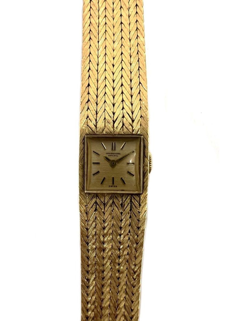 Iwc, Schaffhausen - A Swiss 18ct Gold Wristwatch, Circa 1960, The ...
