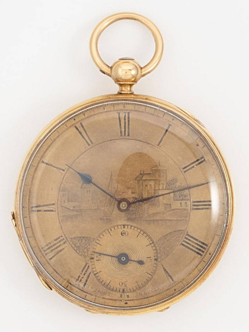 J. F. Jacot, Le Locle - A Late 19th Century Open Faced Pocket Watch ...
