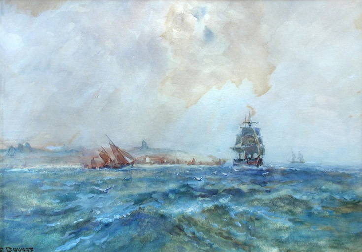 Frank Rousse (British, 1897-1915) - Off Scarborough - w - Mar 07, 2013 ...