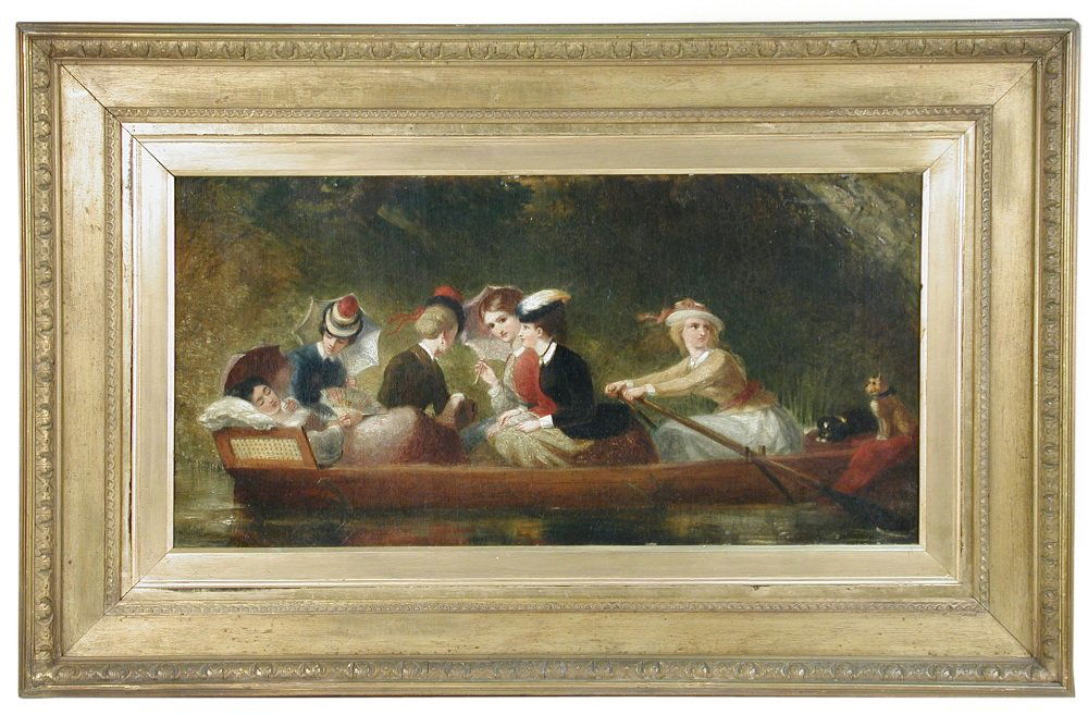 Marshall Claxton - Victorian Girls in a Rowing Boat, 18 - Mar 07, 2013 ...