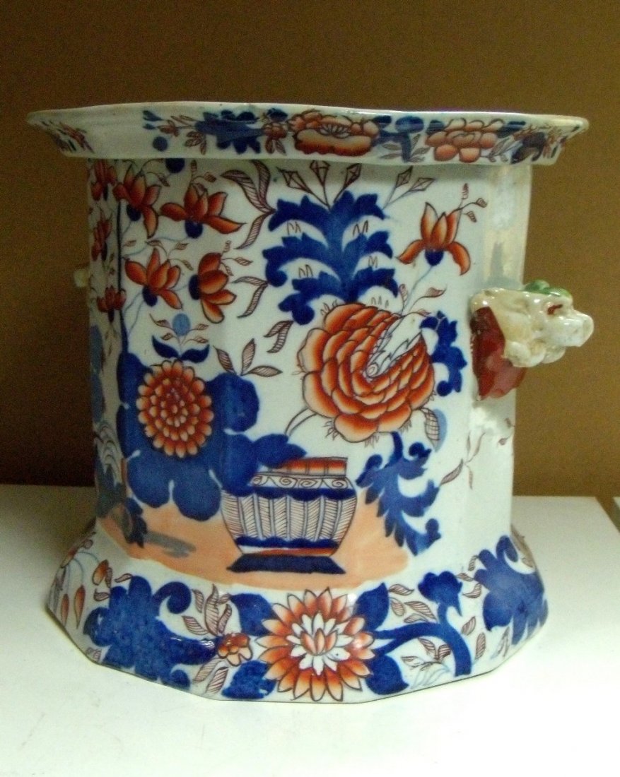 An early 19th century Mason's ironstone ice pail and