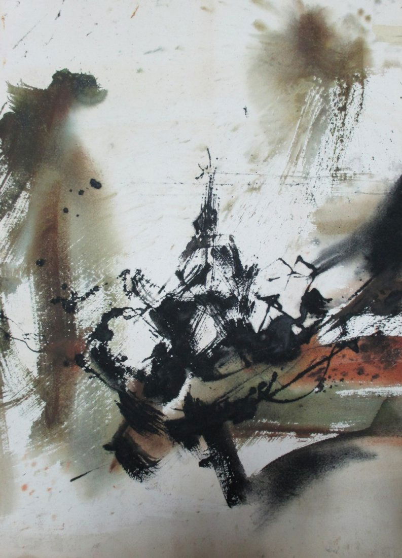 Willy Tirr (German, 1915-2000) - Abstract - signed