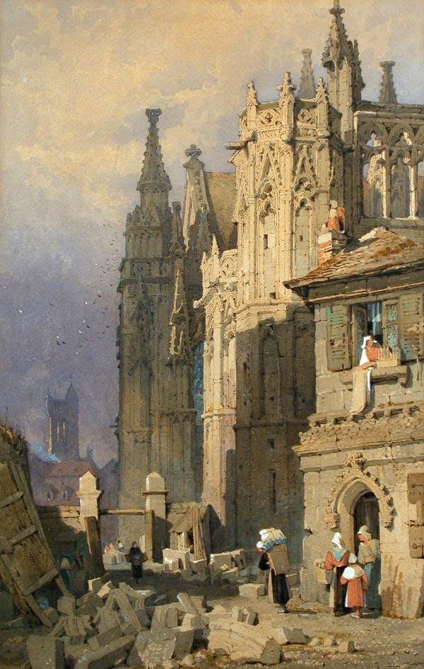 619: Samuel Prout, watercolour