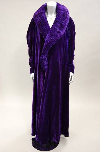 A Francis Couture Sumptuous Deep Purple Velvet