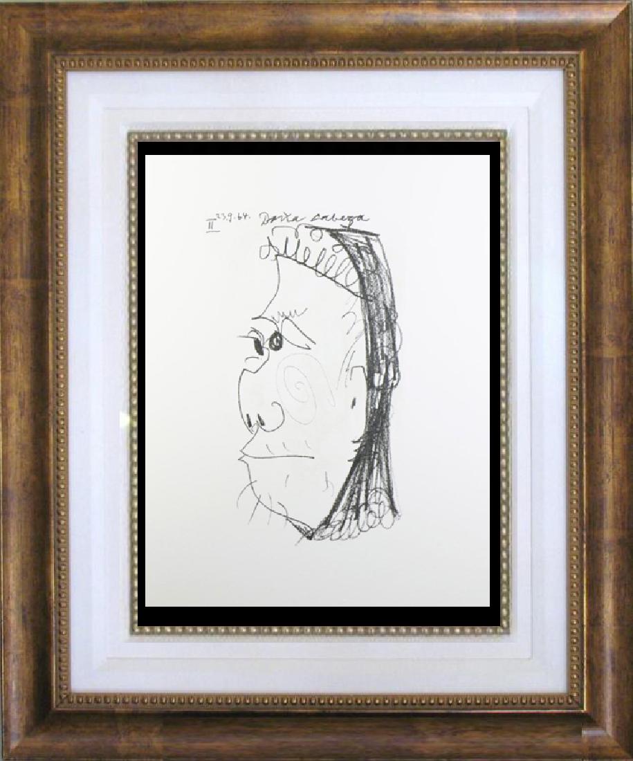 PABLO PICASSO - LITHOGRAPH LINE DRAWING