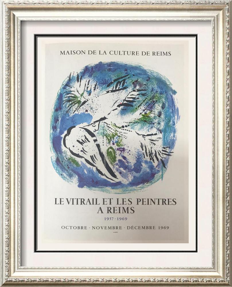 Marc Chagall Angel Against A Blue Background Fine Art