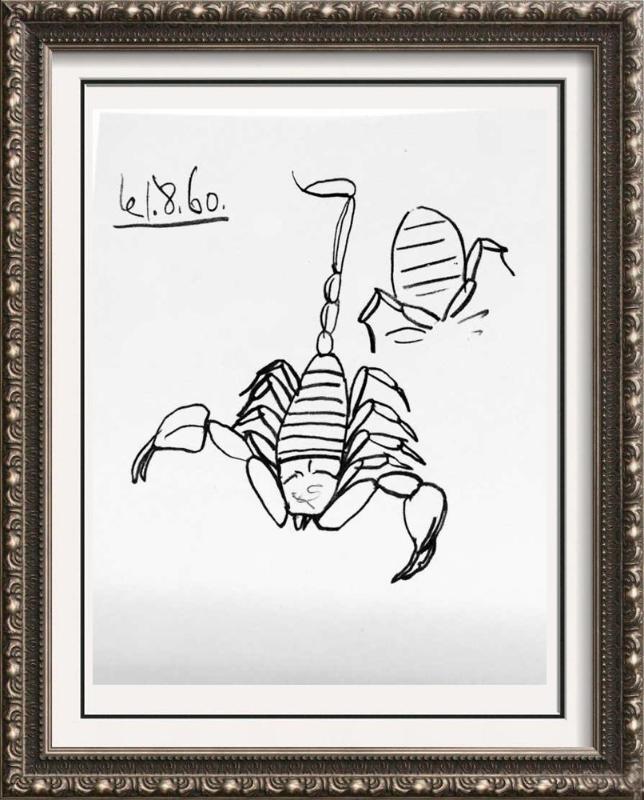 Pablo Picasso Black & White Print # 60223