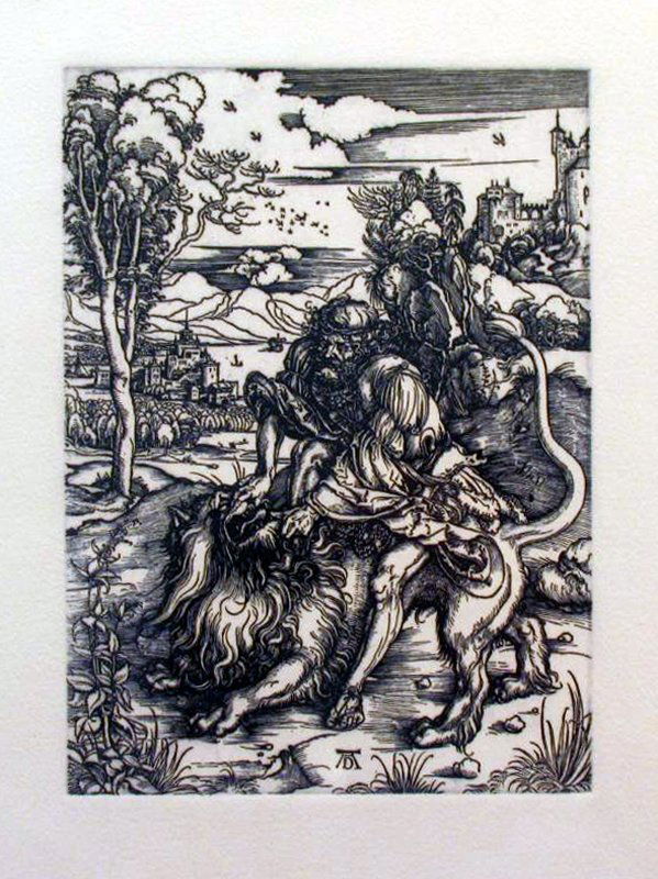 Durer "After" Etching Samson Fighting with Lion - Jul 17, 2016 ...