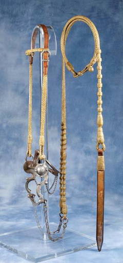 Tom Qualey Ring Bit On Ray Holes' Bridle