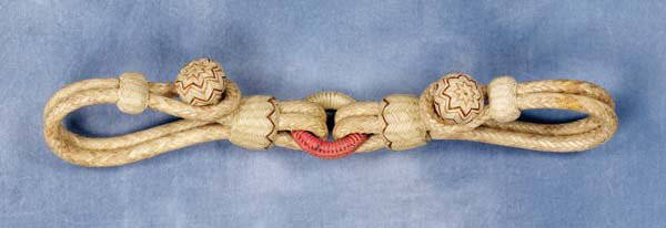 16 Plait Luis B Ortega Fancy Braided Rawhide Hobbl