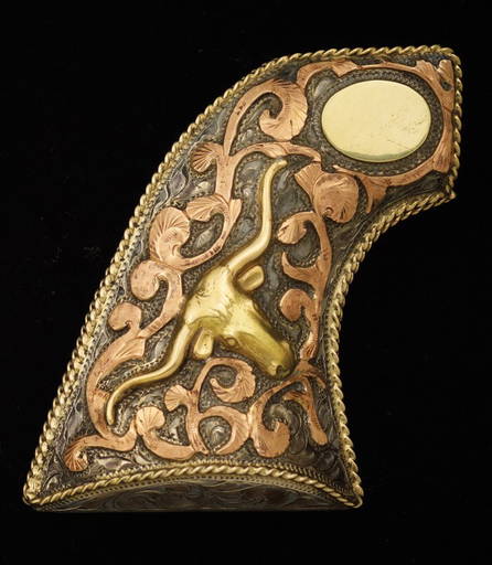 Pair Of Edward H Bohlin Fancy Gun Grips