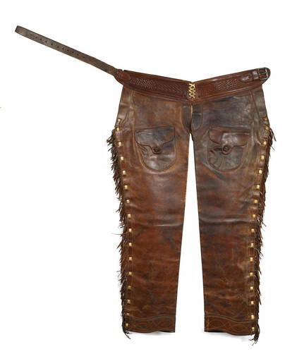 Fringed Shotgun Chaps for Tall Cowboy - Jan 25, 2014 | High Noon ...