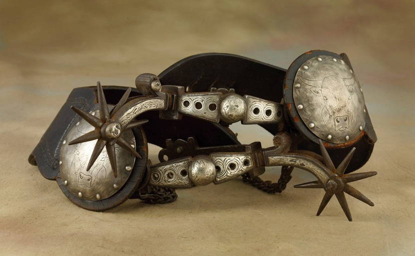 Historic 1870s California Spurs From The Miller Lux