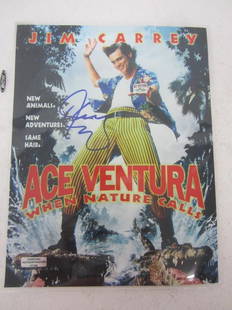 Jim Carrey Signed 8x10 Photo Coa