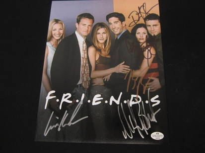 Friends Cast Autograph Photo, Friends Cast Signed Photo