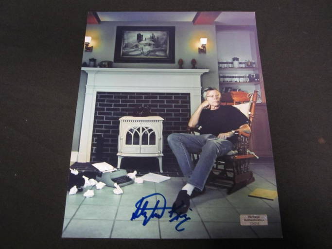 Stephen King Autographed 8x10 Photo W/coa