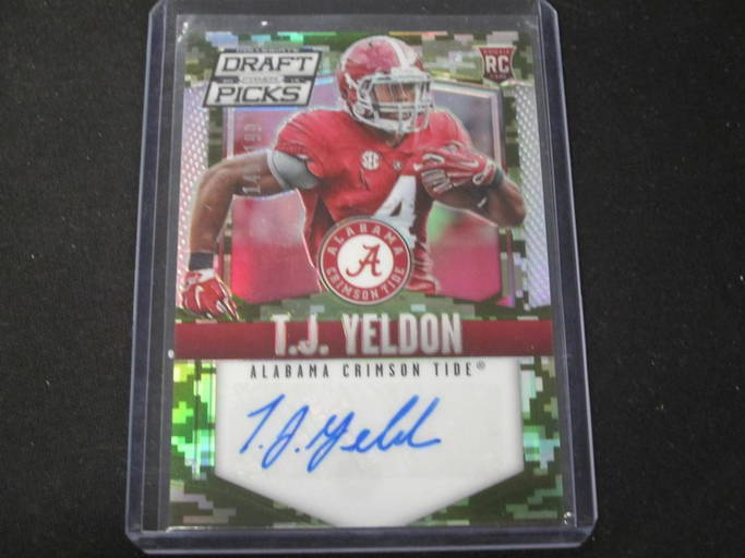2015 Rookie Auto Camo Prizm /199 Tj Yeldon