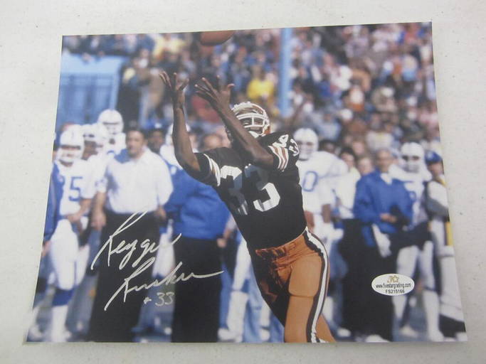 Reggie Rucker Browns Signed 8x10 Five Star Coa
