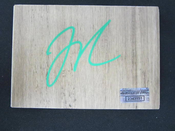 Jayson Tatum Autographed Floor Board W/coa