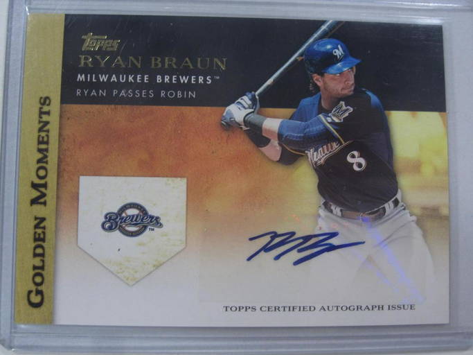 12 Topps Ryan Braun Autograph