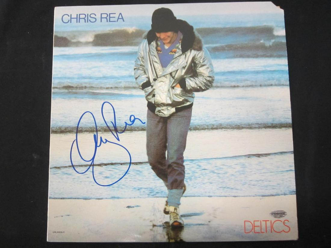Chris Rea Signed Album Cover W/coa