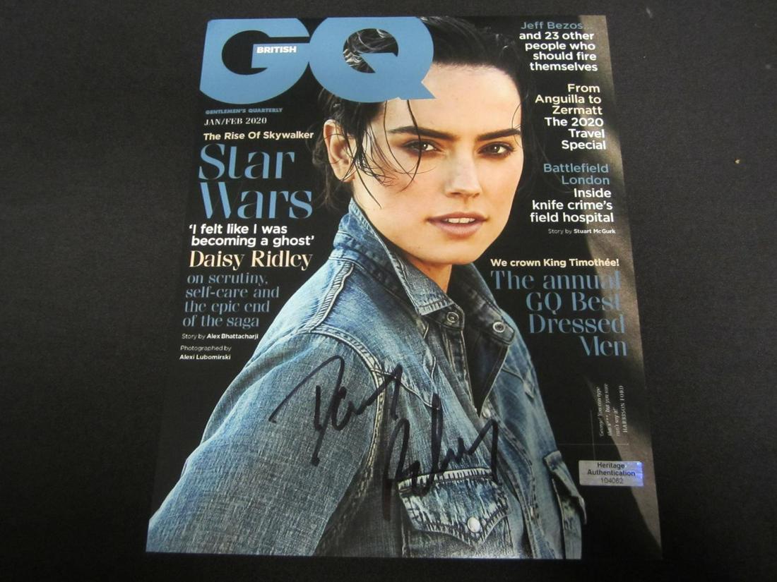Daisy Ridley Signed 8x10 Photo Coa