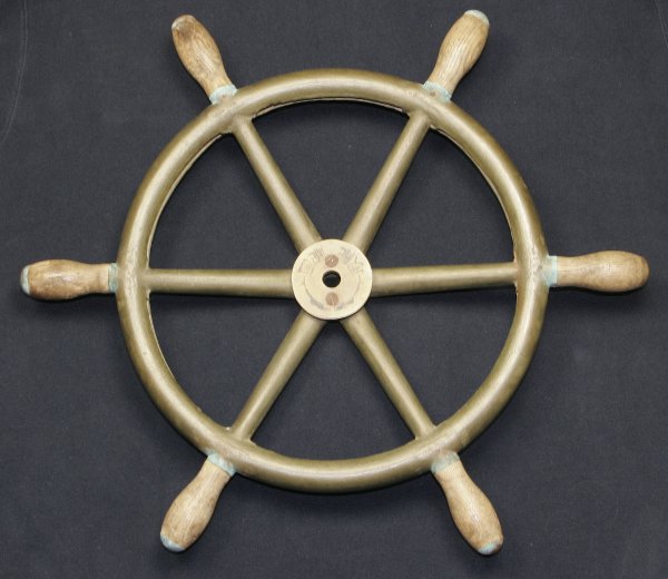 45: WWII Japanese Midget Submarine Steering Wheel