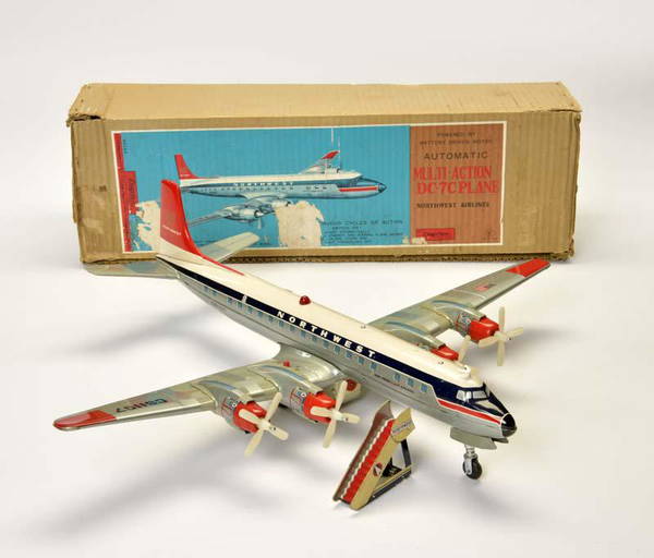 Cragstan, Multi Action Dc 7c Plane "northwest Airlines"