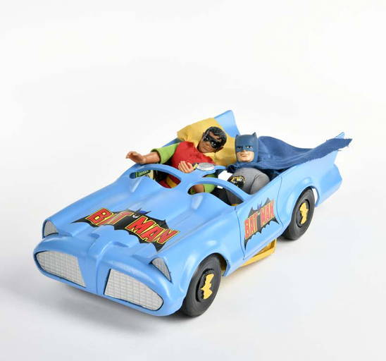 Mego, Batmobile Mit Batman & Robin