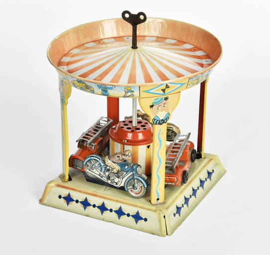 Hoch & Beckmann, Karussell Mit 2 Feuerwehren Und 2 Motorradern