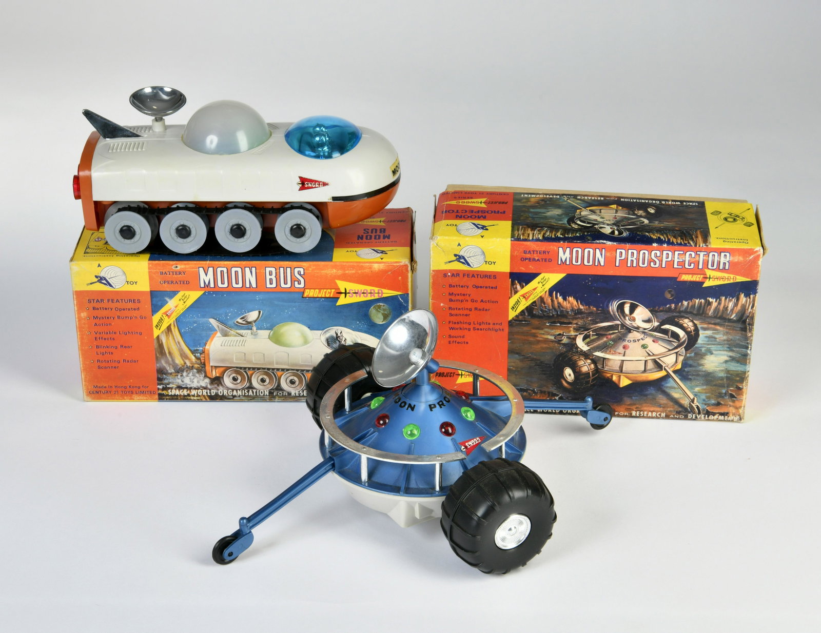 Gerry Anderson Project S.w.o.r.d. Moon Bus & Moon Prospector