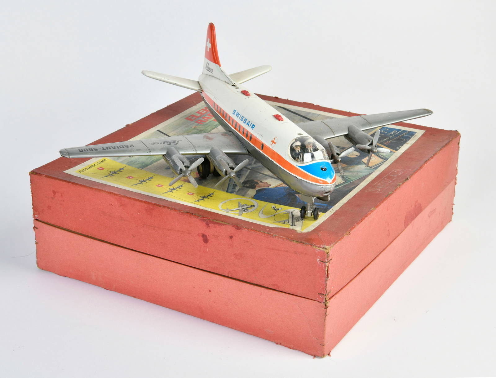 Schuco, Flugzeug Radiant "swissair" Auction