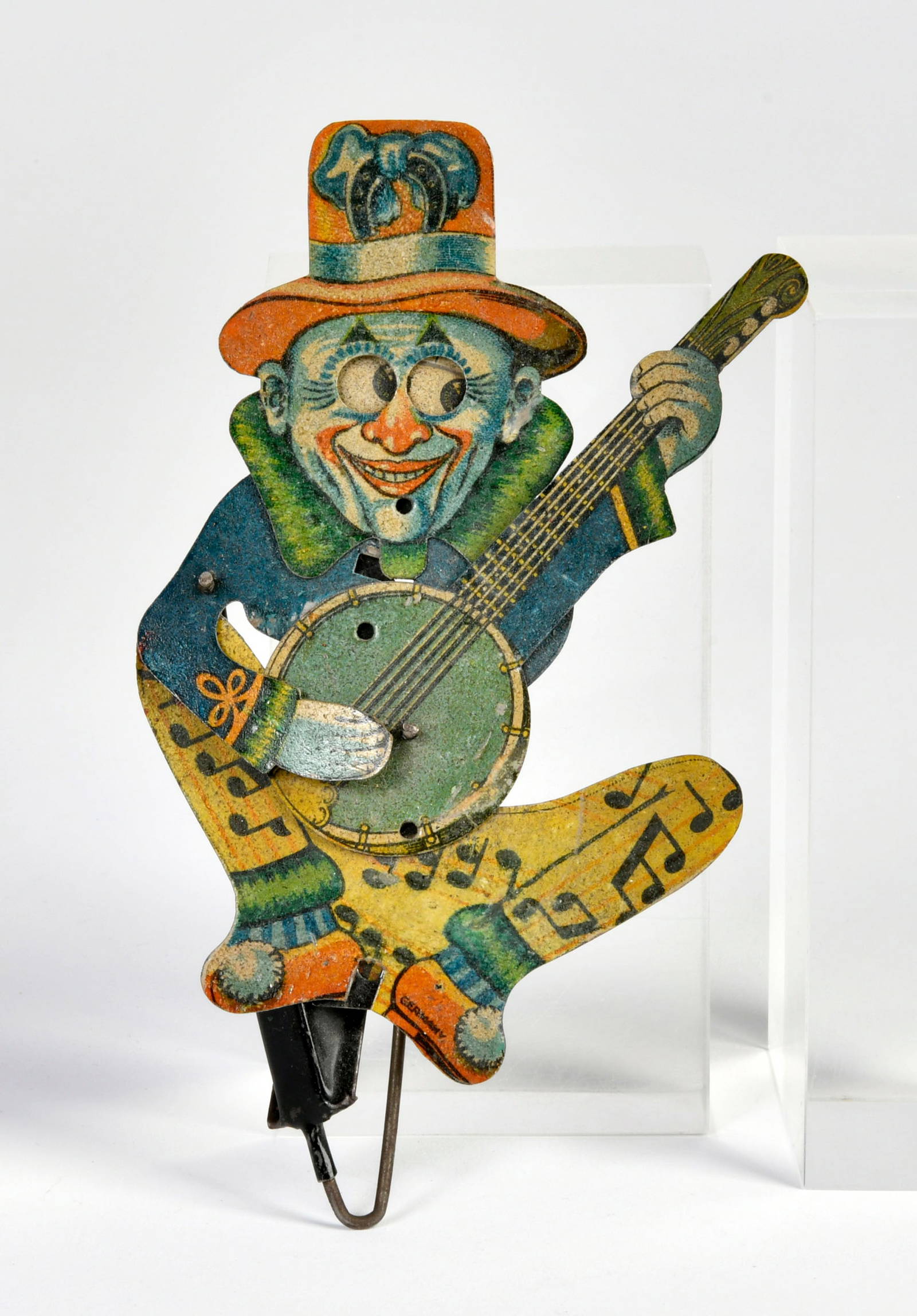 Clown Mit Banjo, Druckspiel Auction