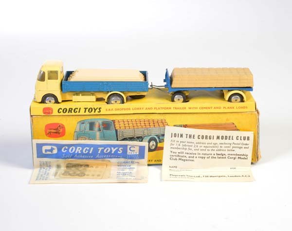 Corgi Toys, GS 11 ERF Dropside Truck + Trailer mit - Sep 02, 2016 ...