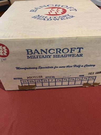 Lot Of 2 Colonels Bancroft Caps