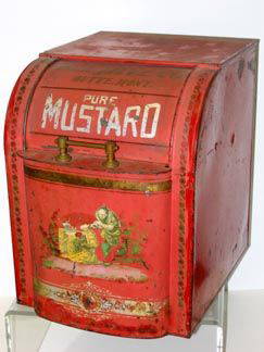 Toleware Tole Bin Montana Mustard
