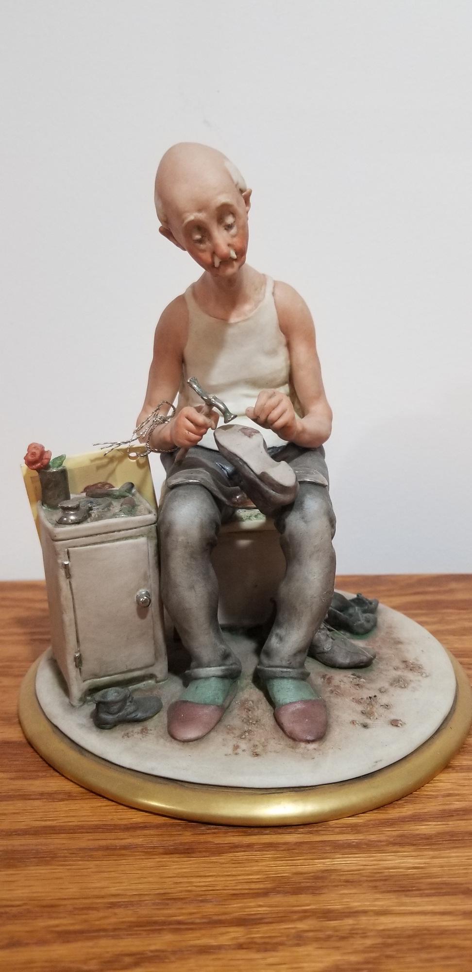Giuseppe Cappe Capodimonte Cobbler Figurine Signed G - Dec 14, 2019 ...