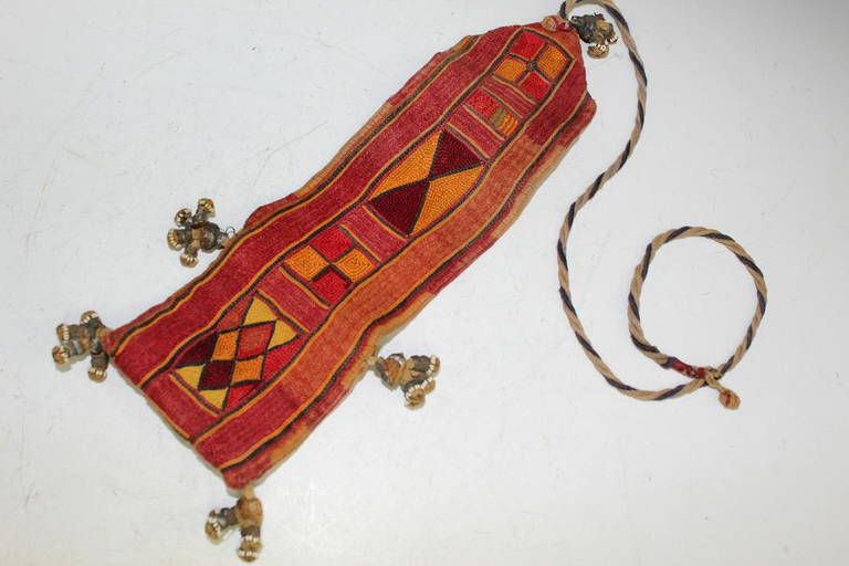 African Tribal Pouch. (#0567) on Aug 21, 2022 | Montgomery Auction in MD
