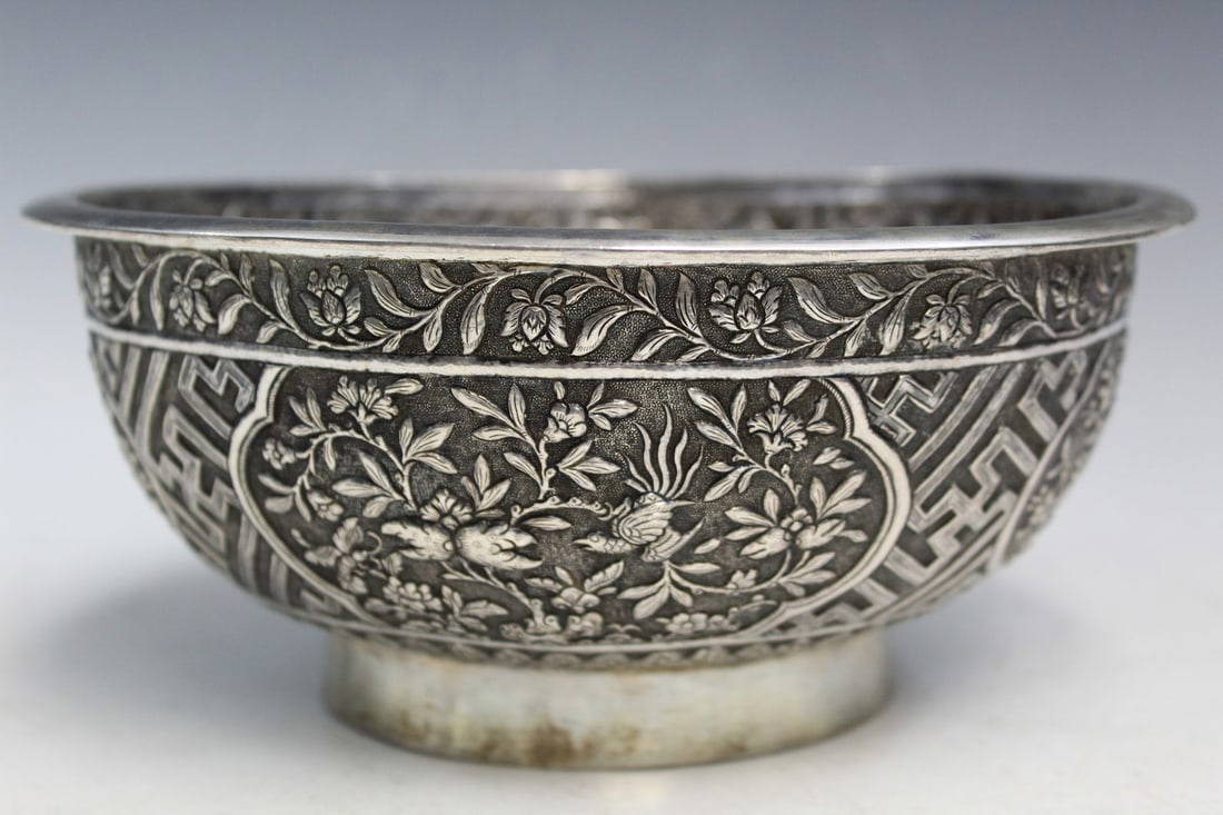 Chinese Silver Bowl Auction