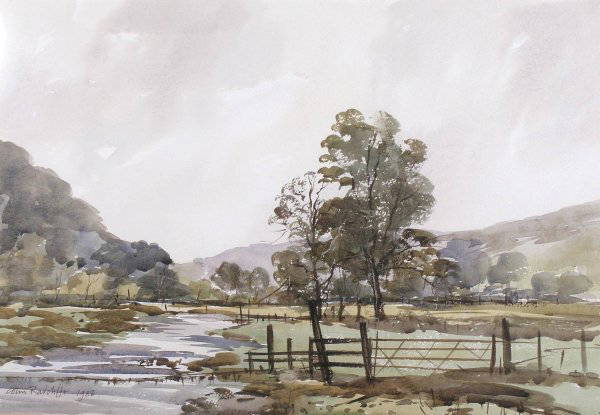 Colin Radcliffe, 'a View Of The Cerriog Valley', W