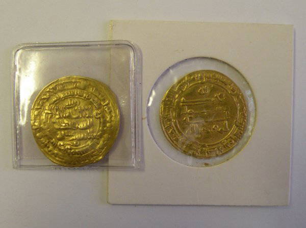 Two Islamic Gold Coins