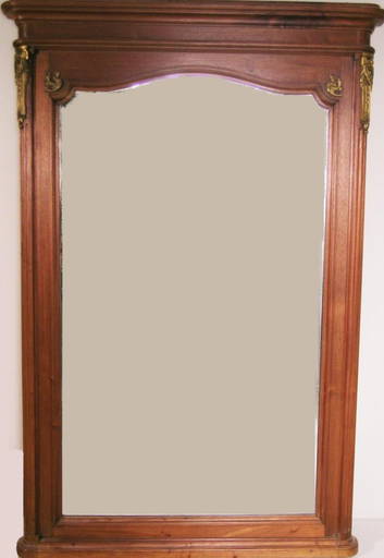 A French Over Mantle/peer Mirror, Circa 1880, The