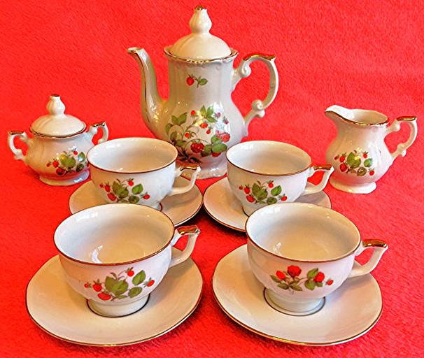 Vintage Kahla Miniature Coffee/tea Set, Made In Gdr