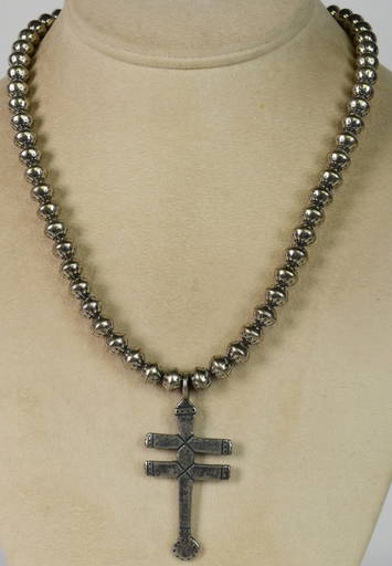 Native American Sterling Isleta Cross Necklace - Dec 12, 2020 | R&H ...