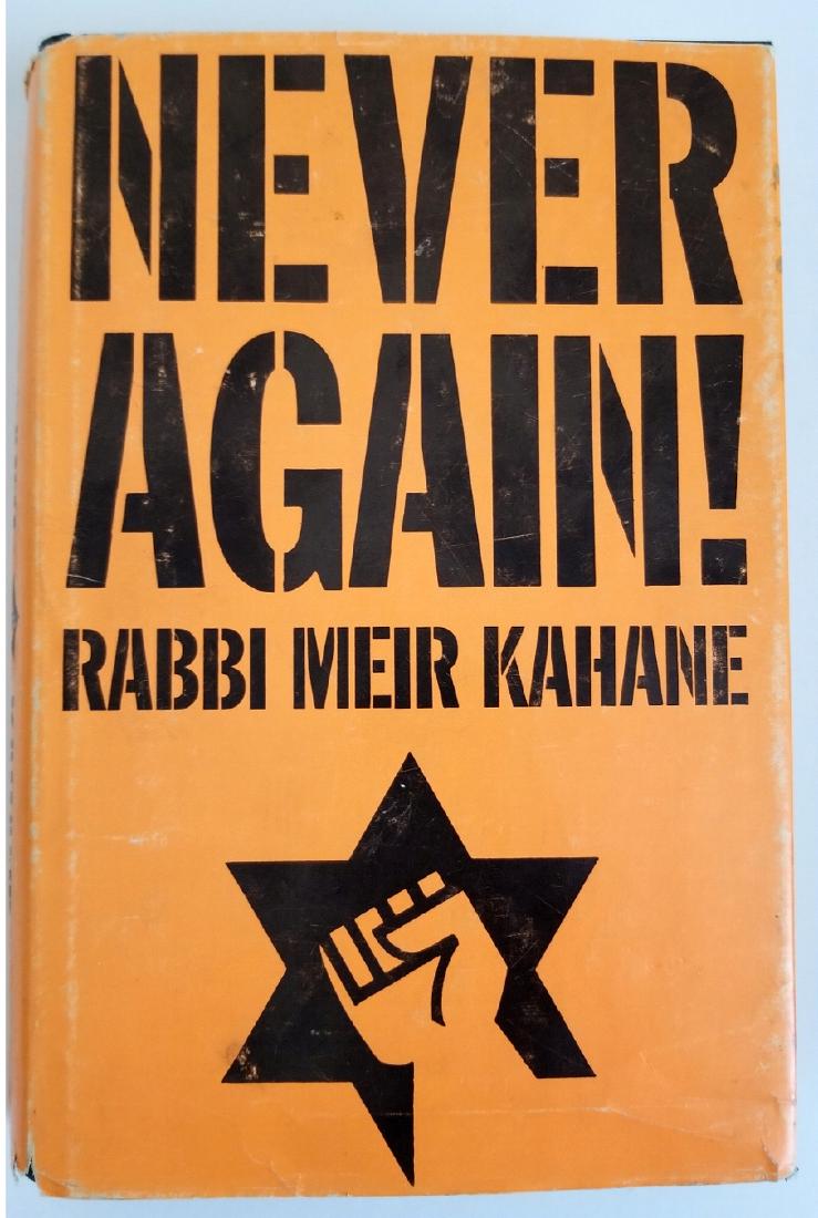 Rabbi Meir Kahane: Never Again! 1971 1st Print